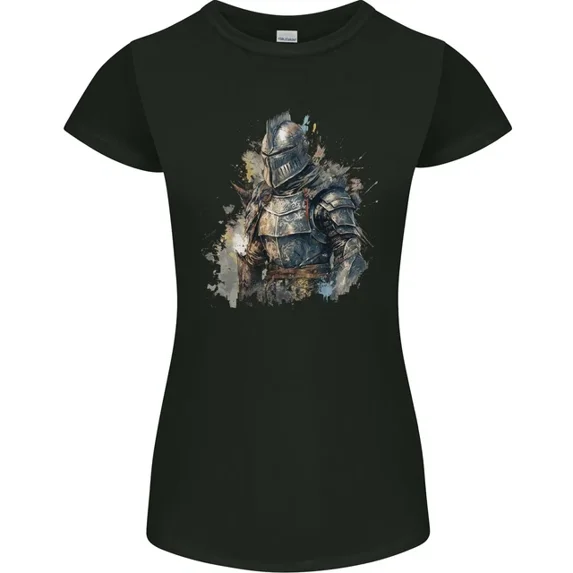 Hot Trending T-Shirt With A Fantasy Medieval Knight In Armour T-Shirt ...