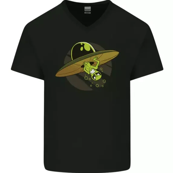 Hot Trending T-Shirt With A Funny Alien Stuck In A Ufo Flying Saucer T ...
