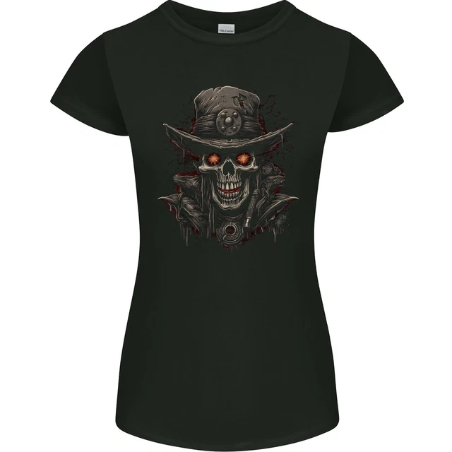 Hot Trending T-Shirt With A Heavy Metal Cowboy Demon Evil T-Shirt ...