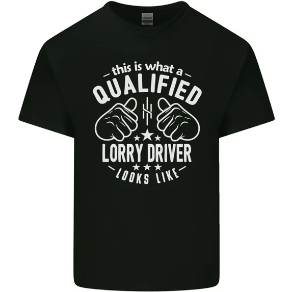 Hot Trending T-Shirt With A Qualified Lorry Driver Looks Like T-Shirt ...