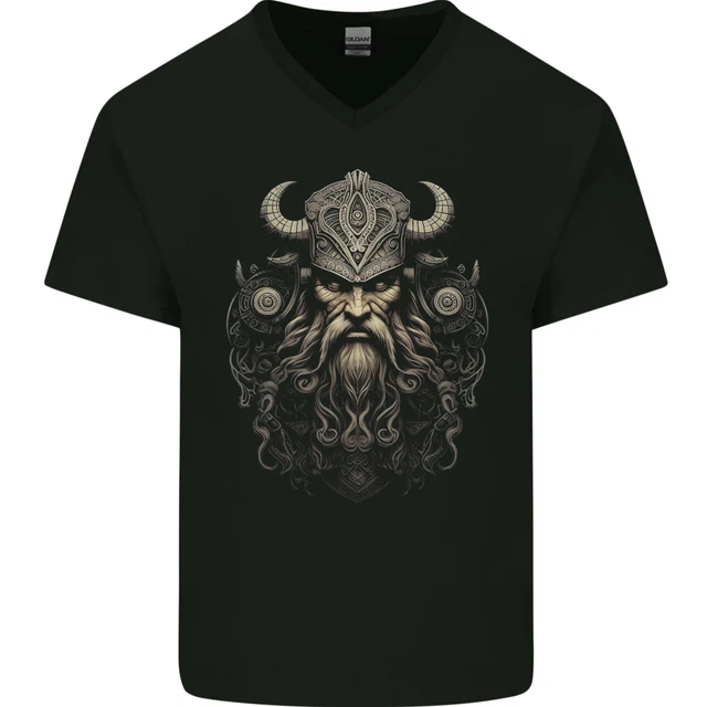 Hot Trending T-Shirt With A Viking Warrior Chief T-Shirt Design Preview ...