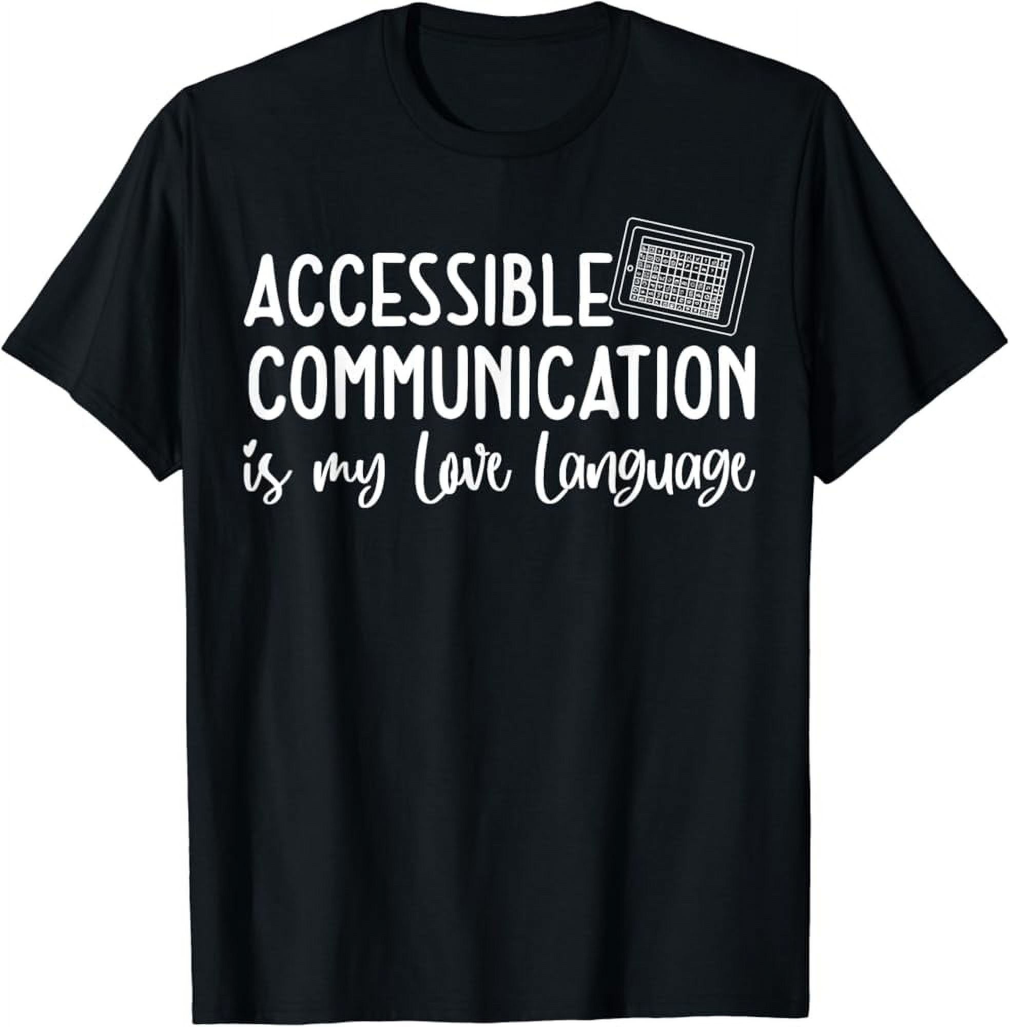 Hot Trending T-Shirt With Aac Slp Speech Therapy Aac Communication ...