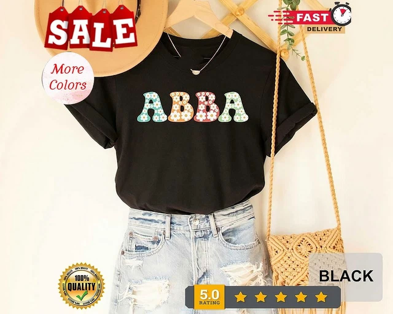 Hot Trending T-Shirt With Abba Mother'S Day Gift From Grand Abba Abba ...