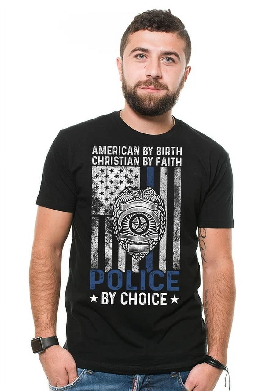 Hot Trending T-Shirt With American Police Officer Us Police Tee Mens ...