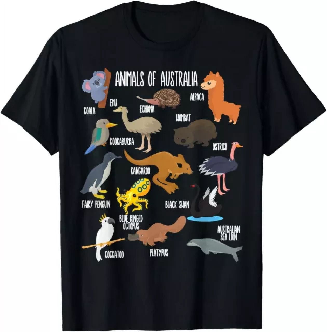 Hot Trending T-Shirt With Animals Of Australia Education Australian ...