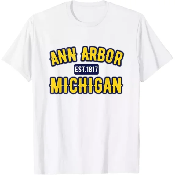 Hot Trending T-Shirt With Ann Arbor, Michigan - Cute Mi State Love ...