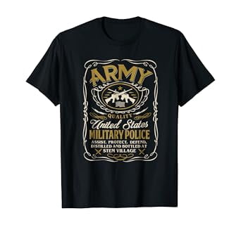 Hot Trending T-Shirt With Army Military Police T-Shirt Design Preview ...