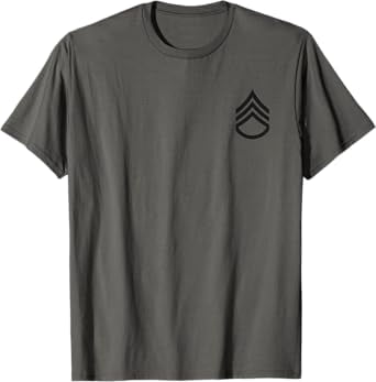 Hot Trending T-Shirt With Army S Sergeant Stripes Sarge Rank Insignia T ...