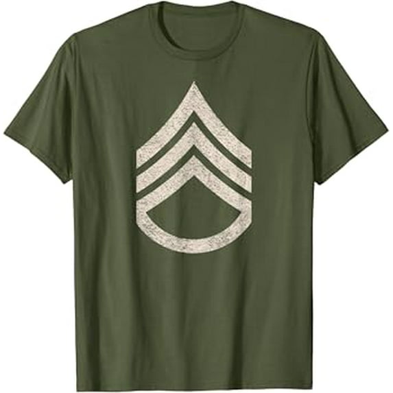Hot Trending T-Shirt With Army S Sergeant Stripes Sarge Rank Insignia T ...