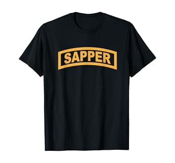 Hot Trending T-Shirt With Army Sapper Tab Combat Engineer T Shirt20434 ...