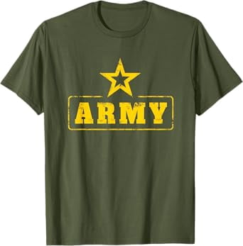 Hot Trending T-Shirt With Army T-Shirt Vintage Military Retro Tactical ...