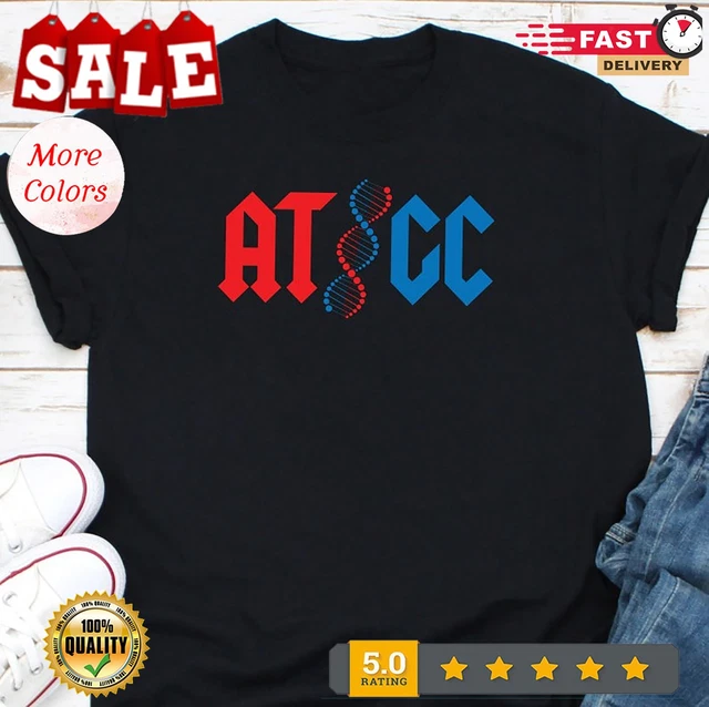 Hot Trending T-Shirt With Atgc, Dna, Genomic Alphabet, Gift For Biology ...