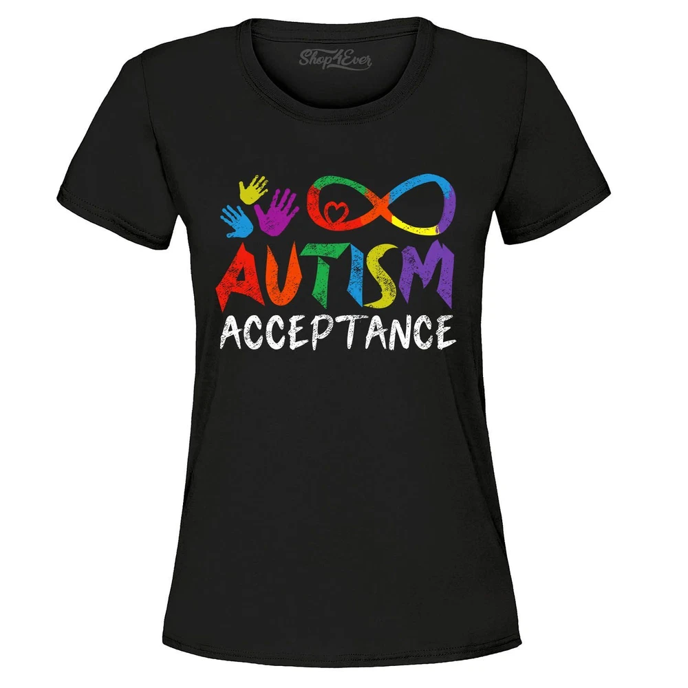 Hot Trending T-Shirt With Autism Acceptance Infinity Symbol Autism ...