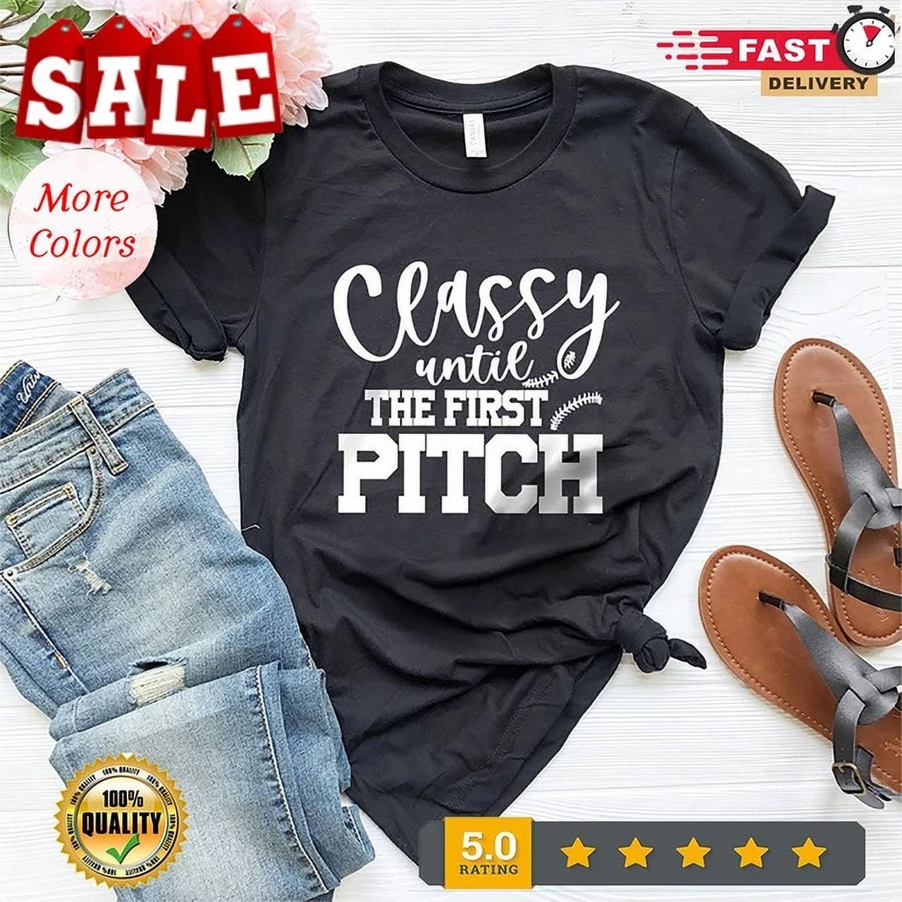 Hot Trending T-Shirt With Baseball , Softball, Baseball Tee, Classy ...