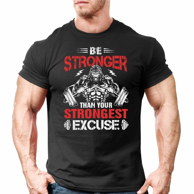 Hot Trending T-Shirt With Be Stronger Gorilla T-Shirt Gym Men ...