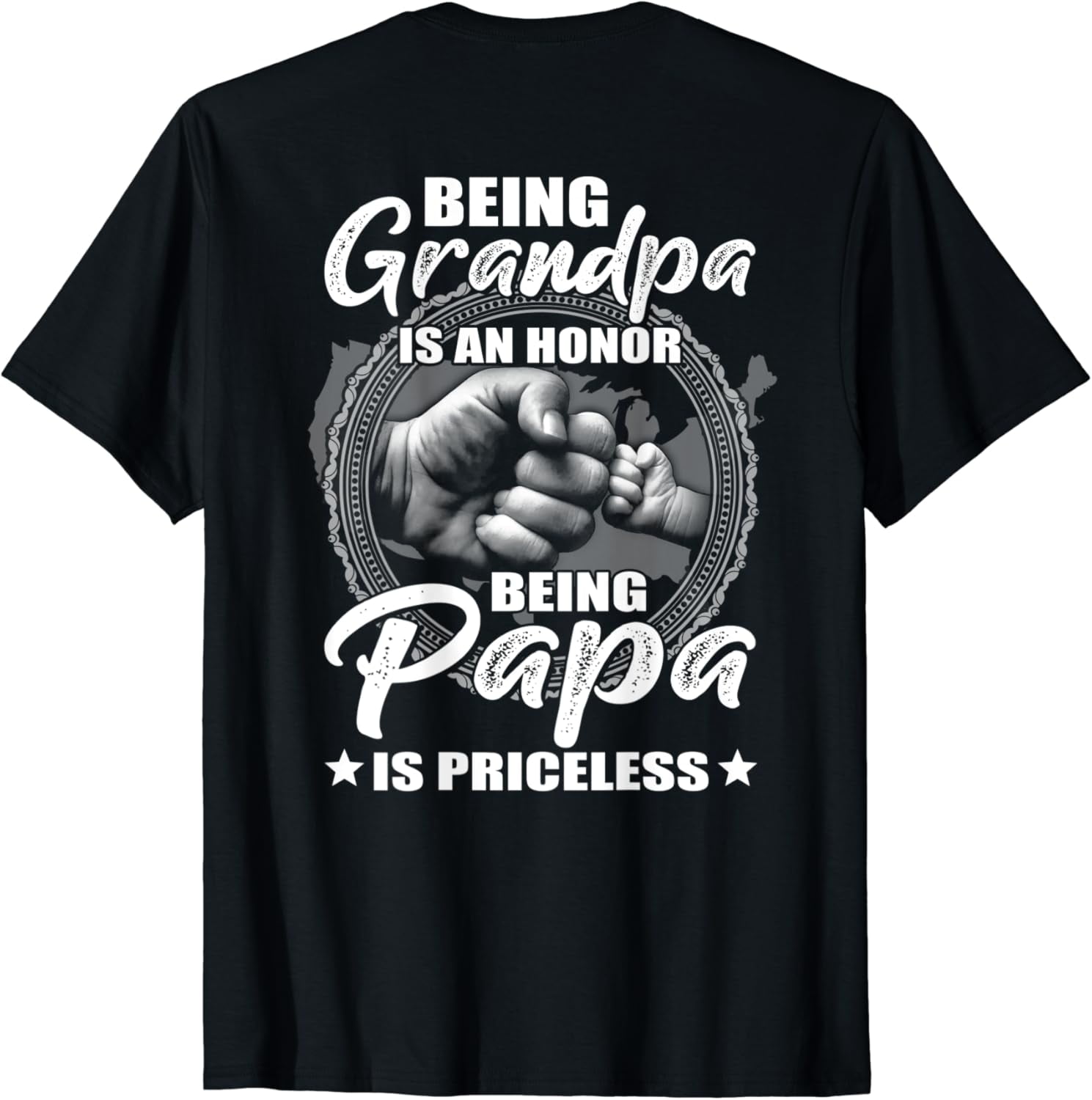 Hot Trending T-Shirt With Being Grandpa Is An Honor Being Papa Is ...