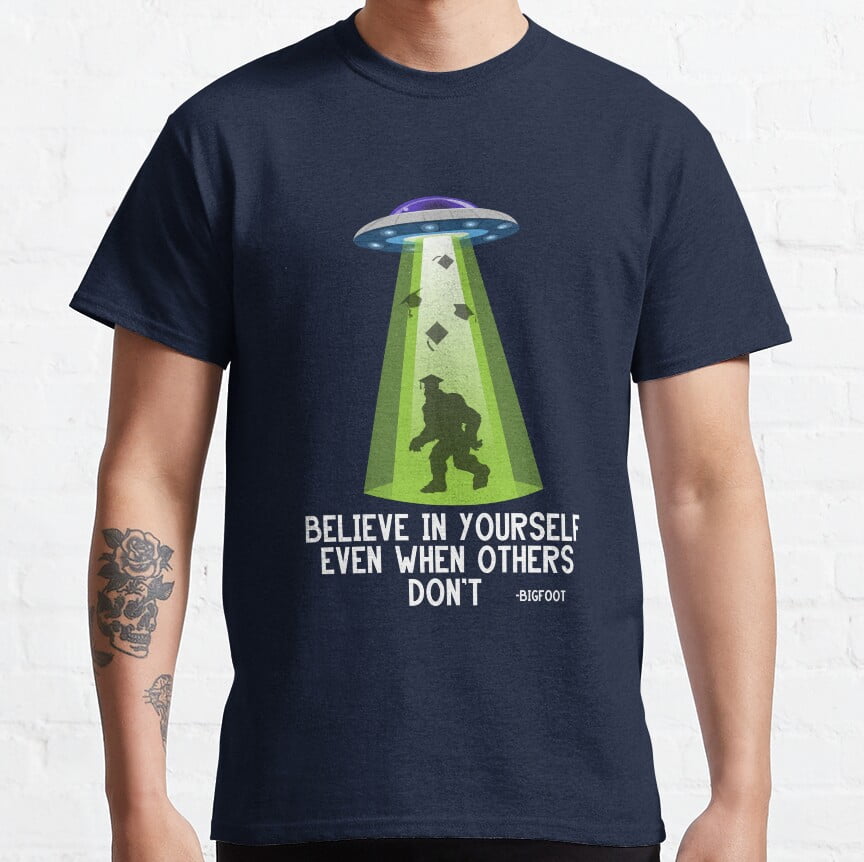 Hot Trending T-Shirt With Bigfoot Alien Abduction Graduation Senior ...