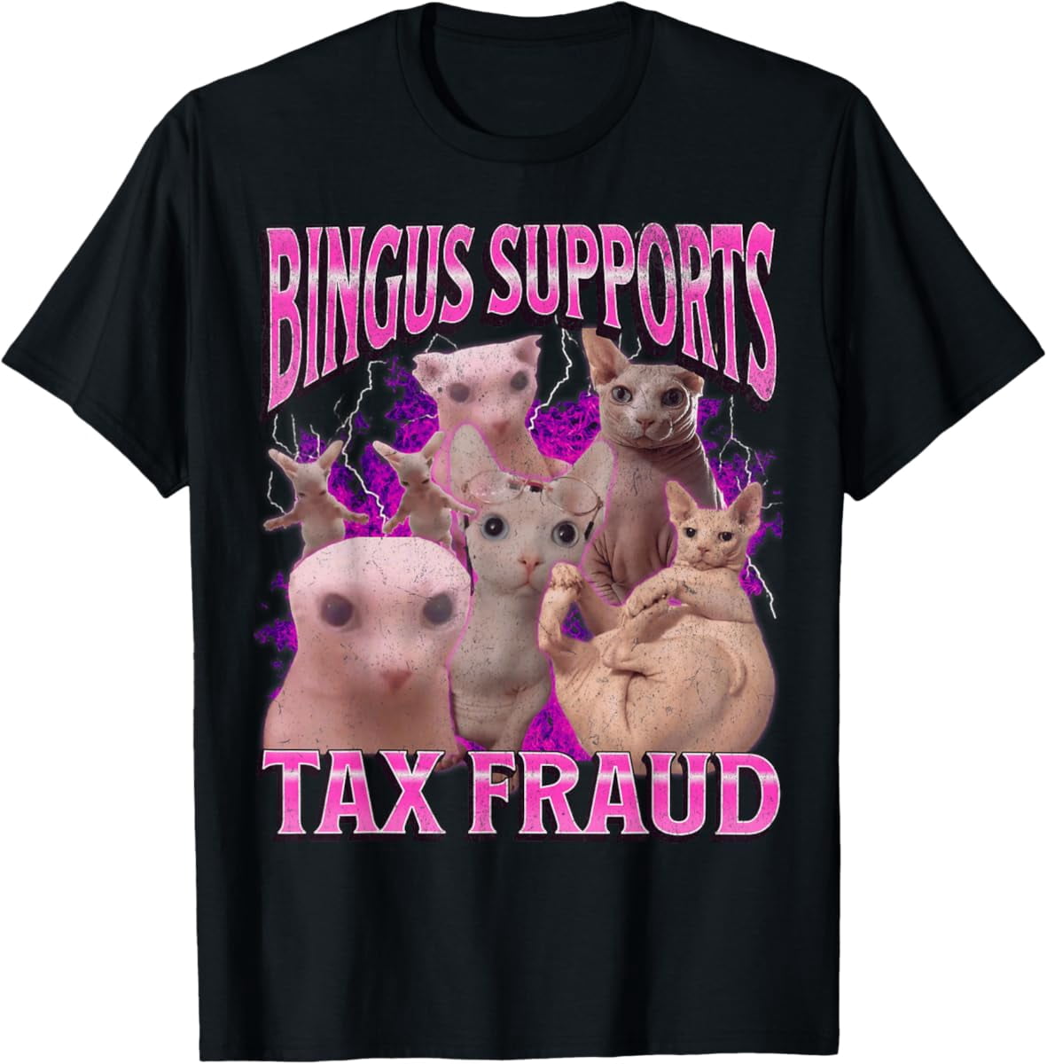 Hot Trending T-Shirt With Bingus My Beloved Funny Sphinx Cat Bootleg ...