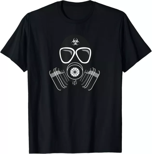 Hot Trending T-Shirt With Biohazard Gas Mask Goggles T-Shirt Safety ...