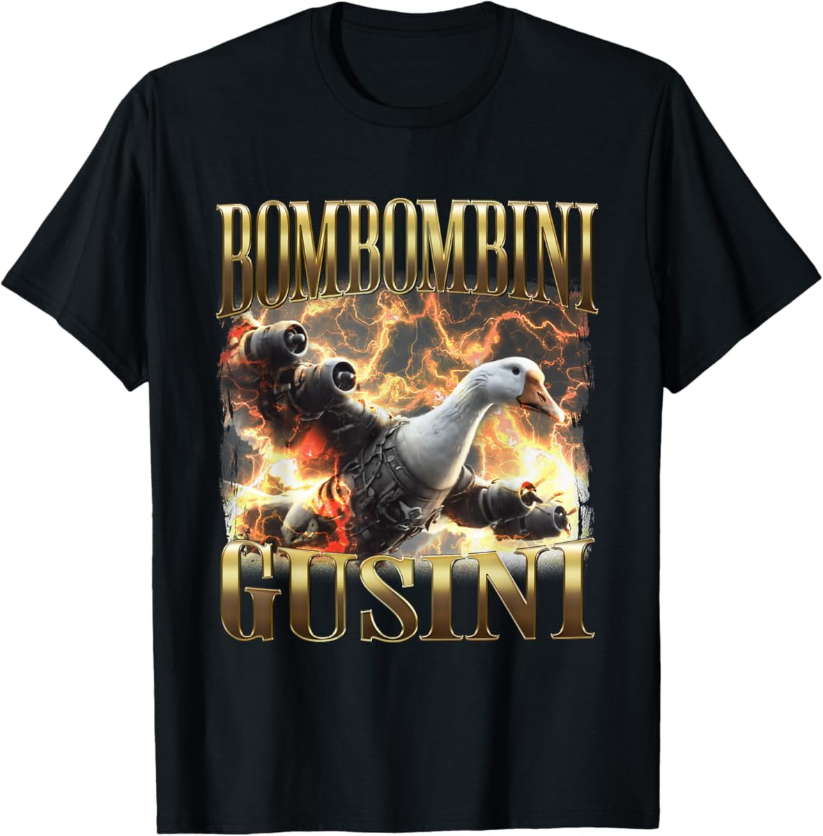 Hot Trending T-Shirt With Bombombini Gusini Funny Italian Brainrot ...
