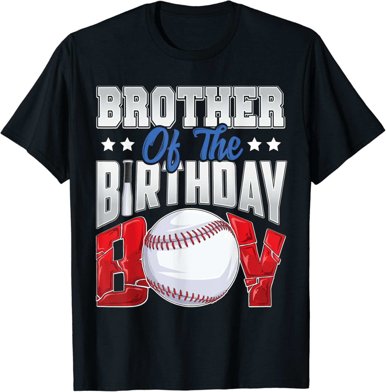 Hot Trending T-Shirt With Brother Baseball Birthday Boy Family Baller B ...