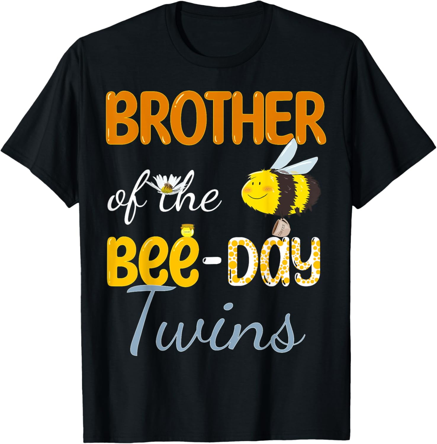 Hot Trending T-Shirt With Brother Of Bee Day Twins Floral Family Hive ...