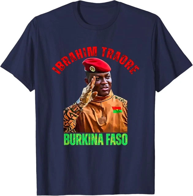 Hot Trending T-Shirt With Burkina Faso - Ibrahim Traorï¿½Ï¿½ Thomas ...
