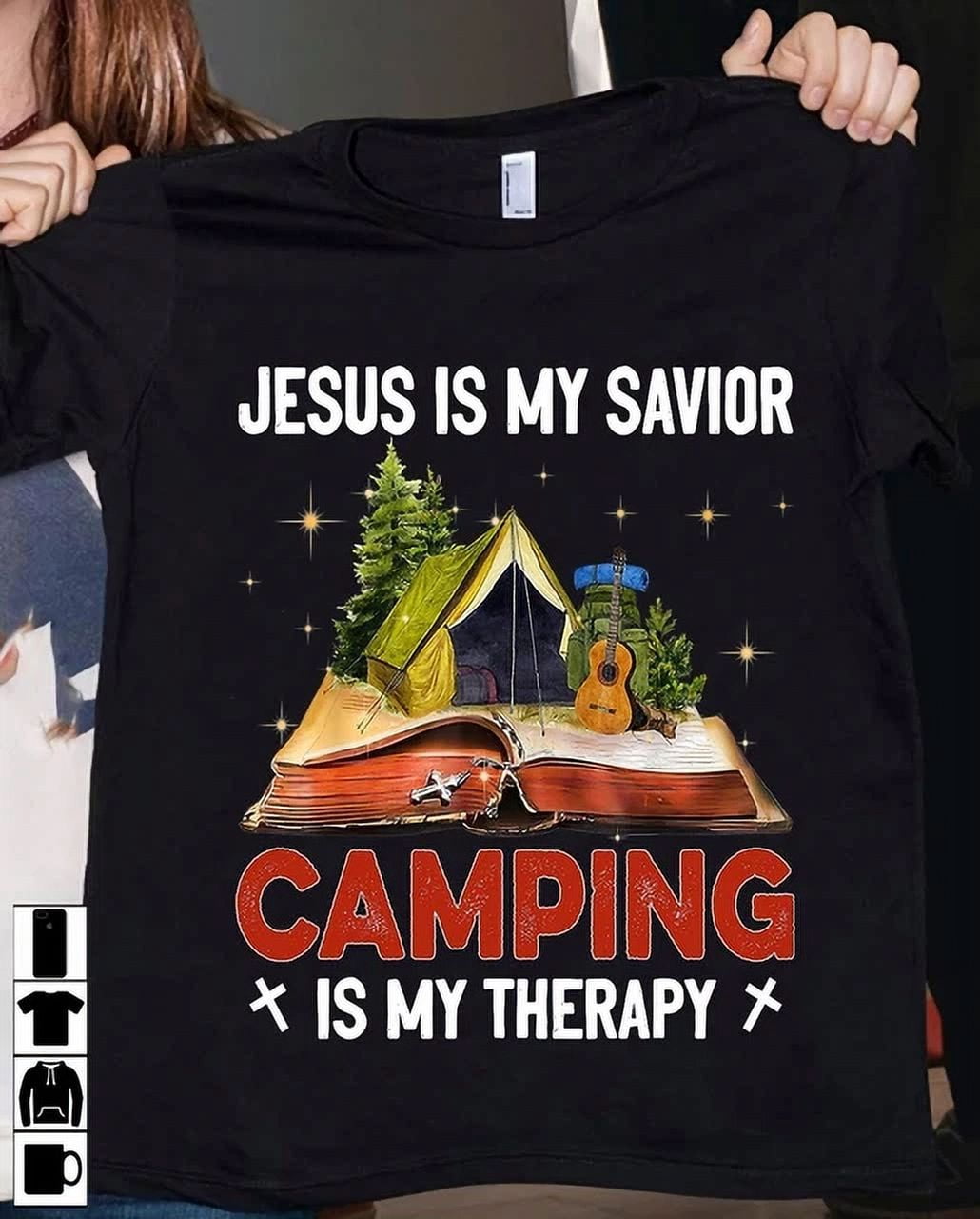 Hot Trending T-Shirt With Camping God Bible ' Jesus Is My Savior ...