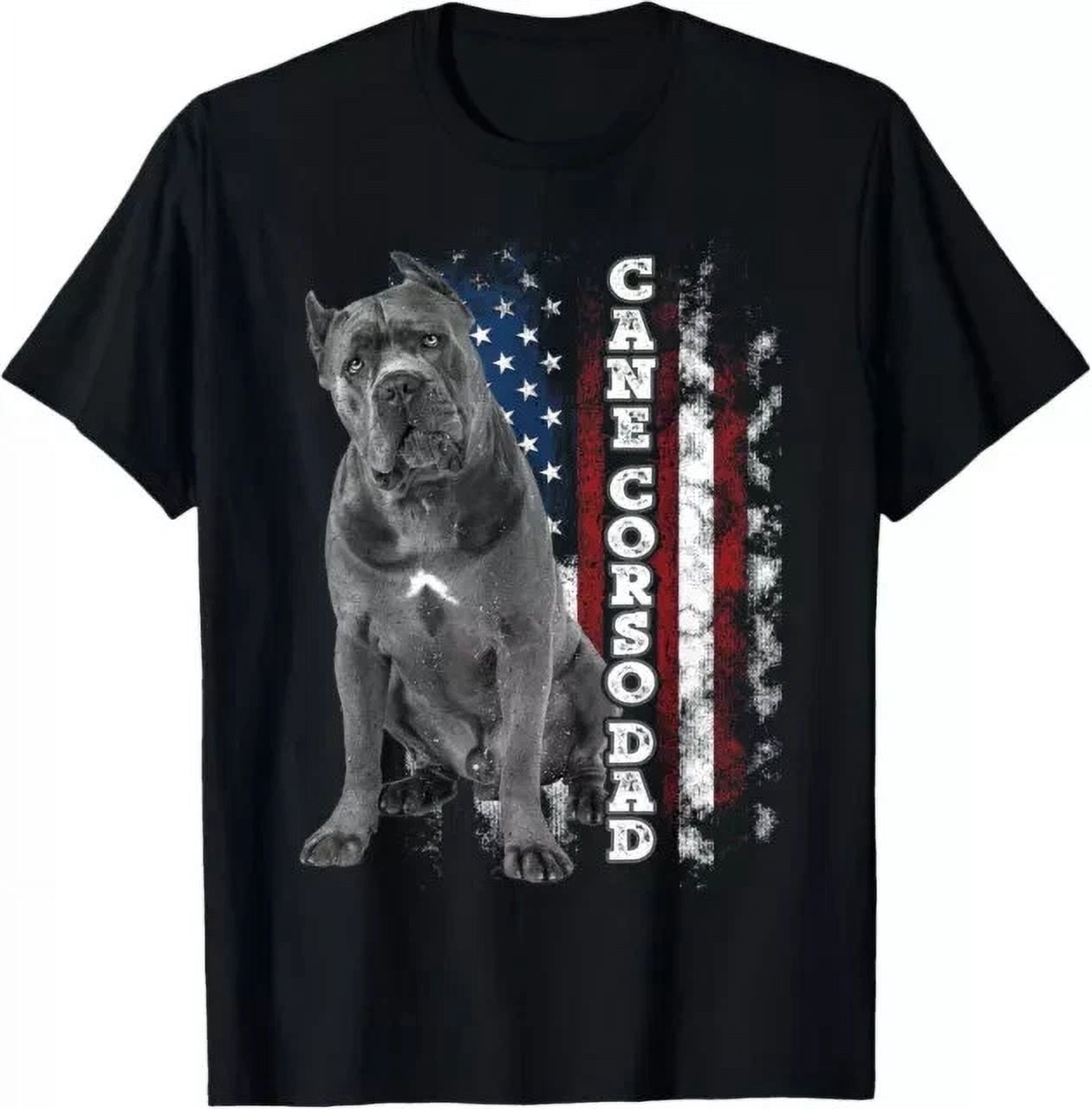 Hot Trending T-Shirt With Cane Corso Dad Dog Owner Italian Mastiff Usa ...