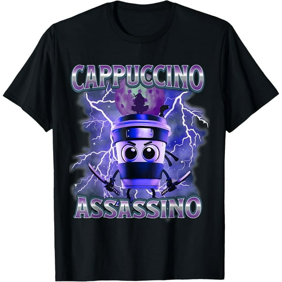 Hot Trending T-Shirt With Cappuccino Assassino Coffee Lovers Italian ...