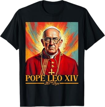Hot Trending T-Shirt With Cardinal Robert Prevost Shirt Pope Leo Xiv T-Shirt Design Preview Only ...