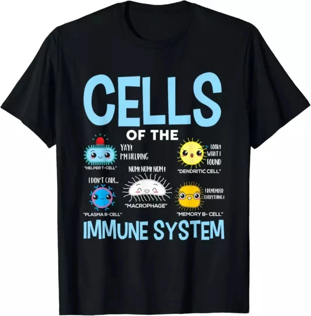 Hot Trending T-Shirt With Cells Of The Immune System Scientist Science ...