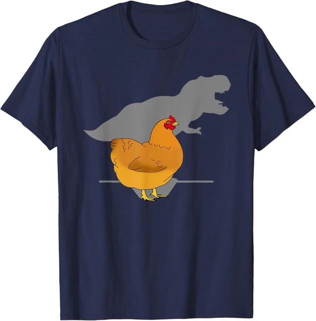 Hot Trending T-Shirt With Chicken T-Rex Shadow Dinosaur Hen Lover Cute ...