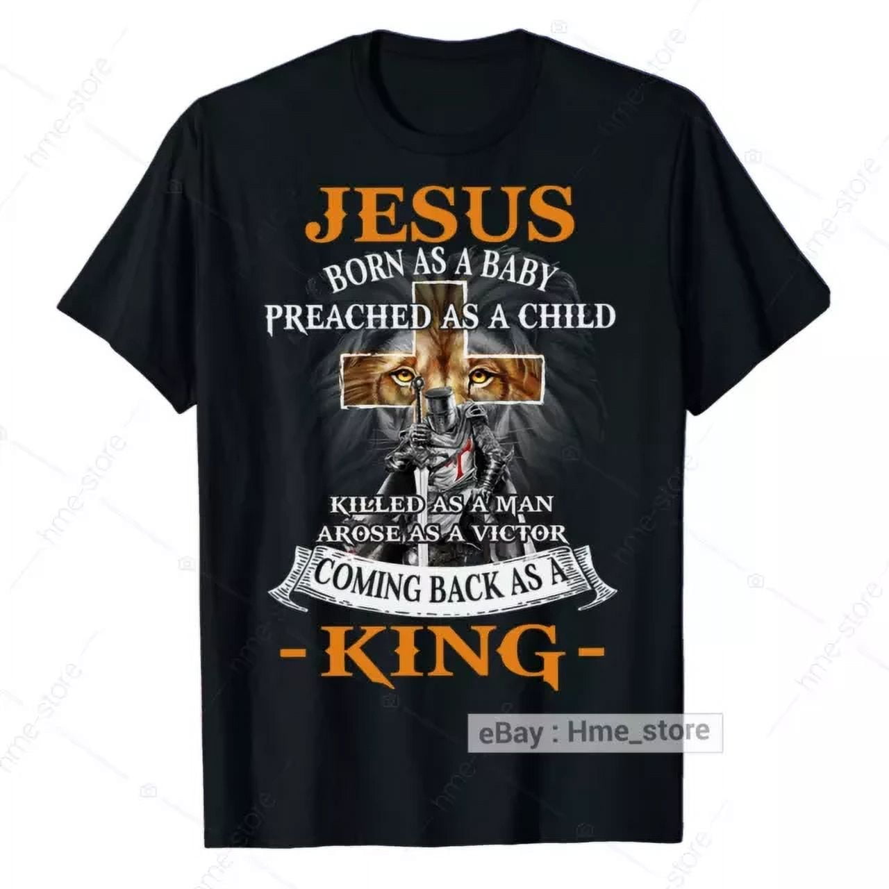 Hot Trending T-Shirt With Christian Knight Templar Jesus Arose Victor ...