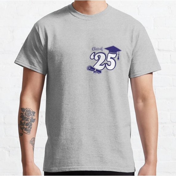 Hot Trending T-Shirt With Class Of 2025 Graduation Design (Blue And ...