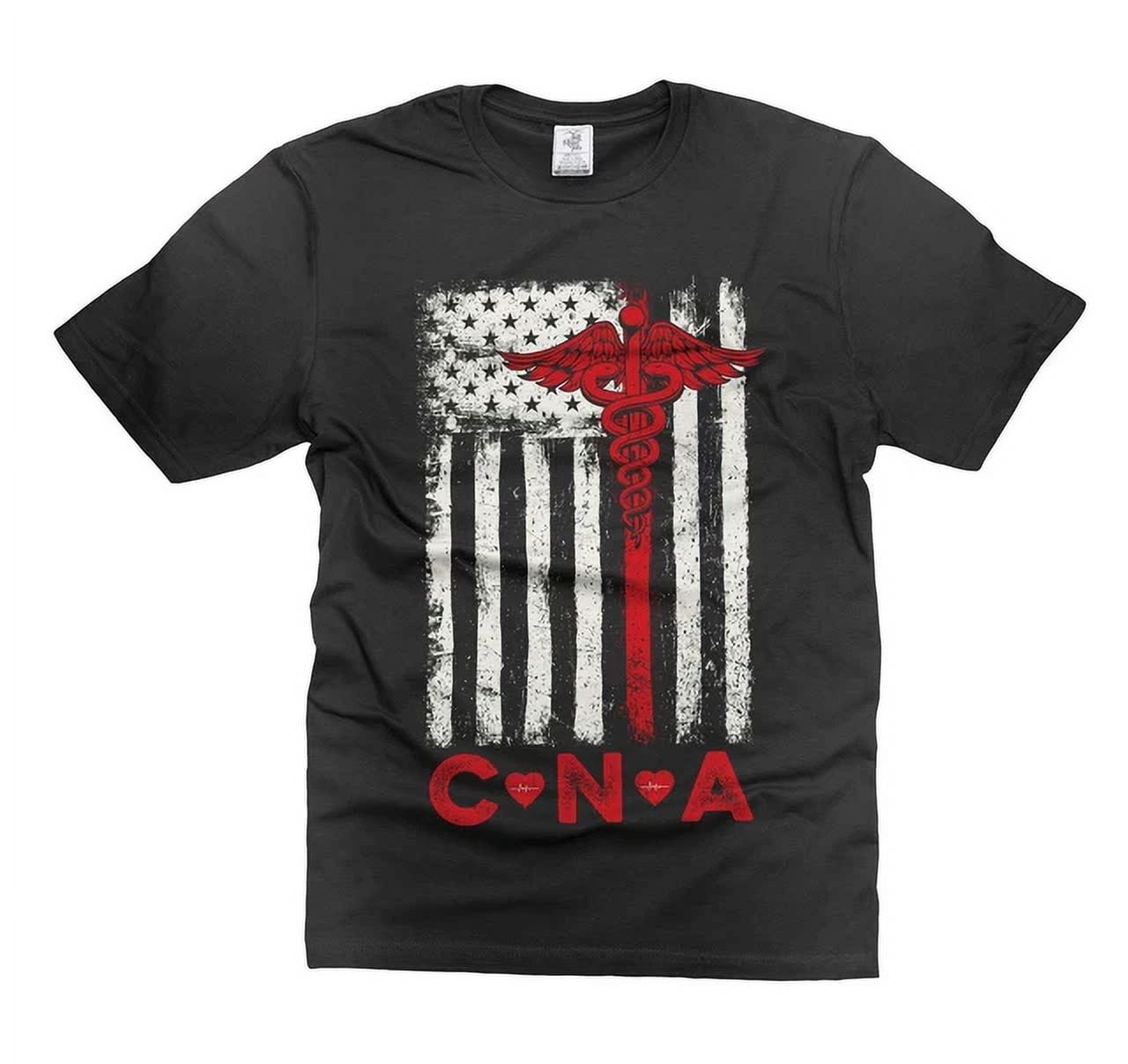 Hot Trending T-Shirt With Cna Flag American Cna Certified Nursing ...