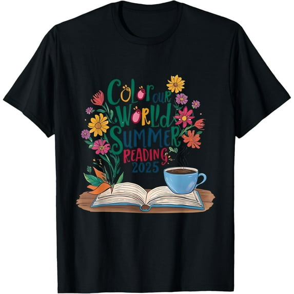Hot Trending T-Shirt With Color Our World Summer Reading 2025 Boho ...