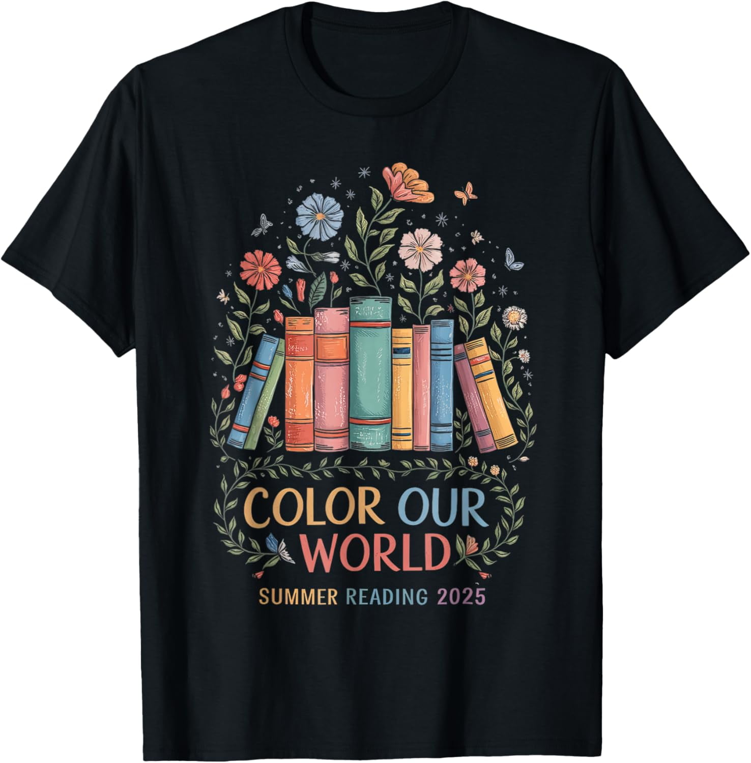 Hot Trending T-Shirt With Color Our World Summer Reading 2025 Book ...