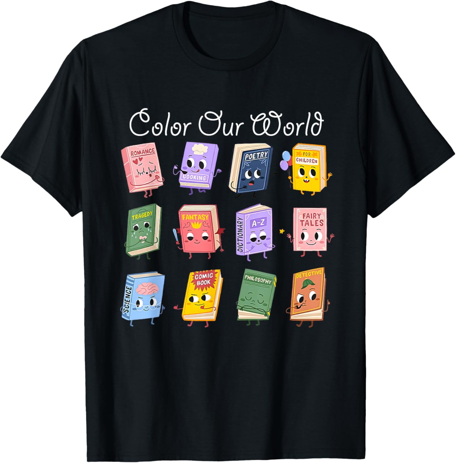 Hot Trending T-Shirt With Color Our World Summer Reading 2025 Librarian Teacher - Walmart.com