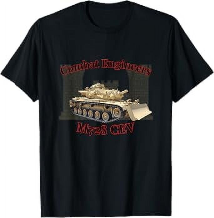 Hot Trending T-Shirt With Combat Engineers U.S. Army M728 Cev T-Shirt ...