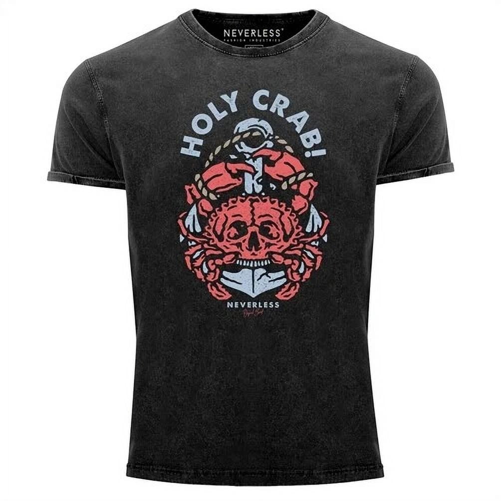 Hot Trending T-Shirt With Crab Anchor Maritime Design Preview Only ...