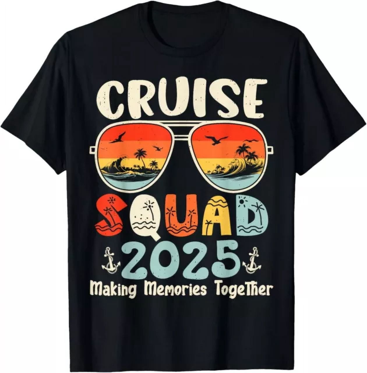 Hot Trending T-Shirt With Cruise Squad 2025 Summer Vacation Matching ...