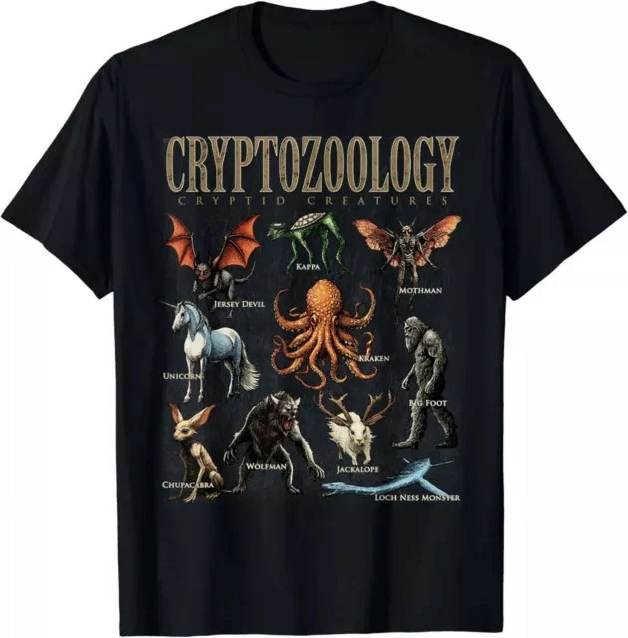 Hot Trending T-Shirt With Cryptozoology Folklore Mythical Cryptid ...