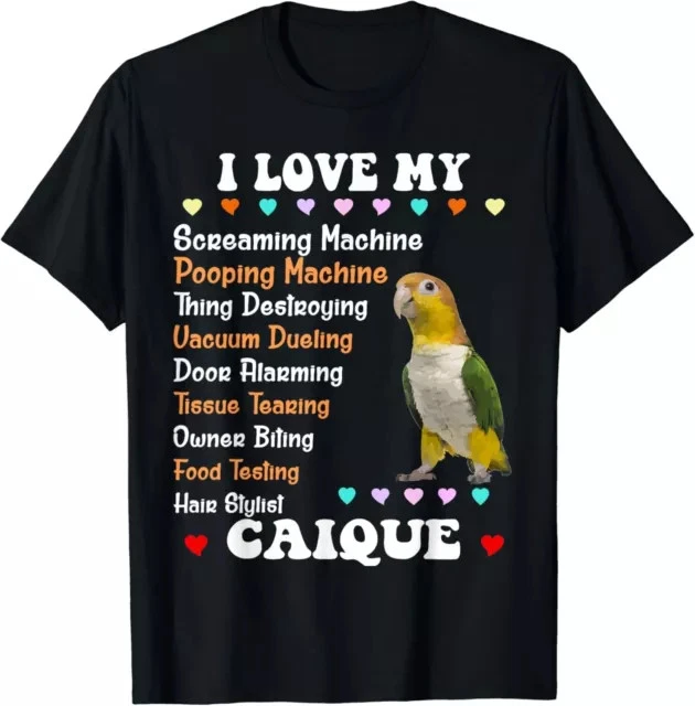 Hot Trending T-Shirt With Cute Caique I Love My Caique Gift S Design ...