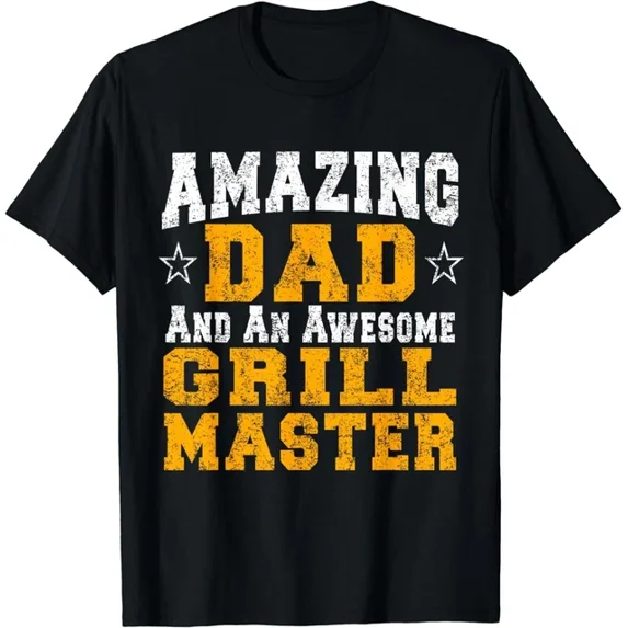 Hot Trending T-Shirt With Dad Father Barbecue Bbq Grill Master Pit Boss ...
