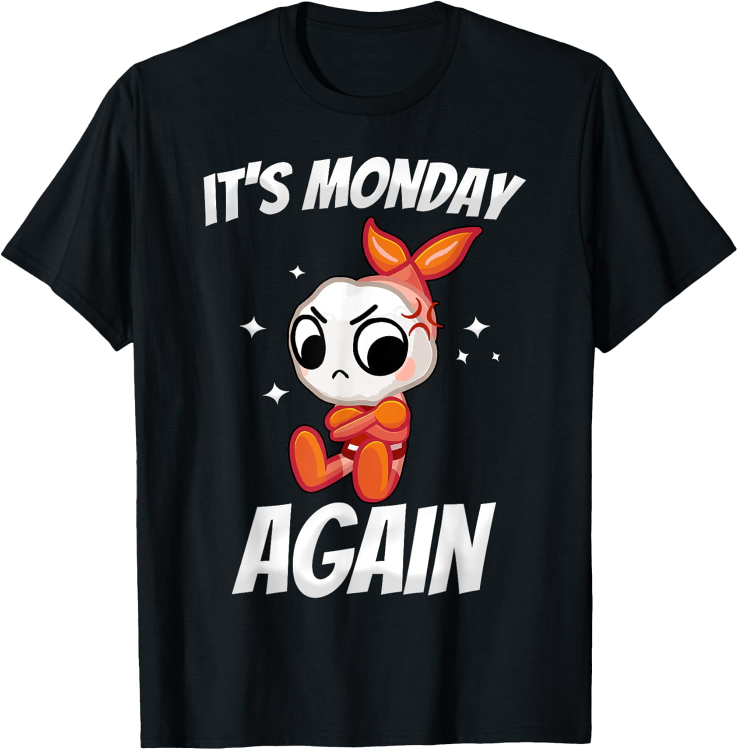 Hot Trending T-Shirt With Dandy'S World Shrimpo, Monday Again Shrimpo ...