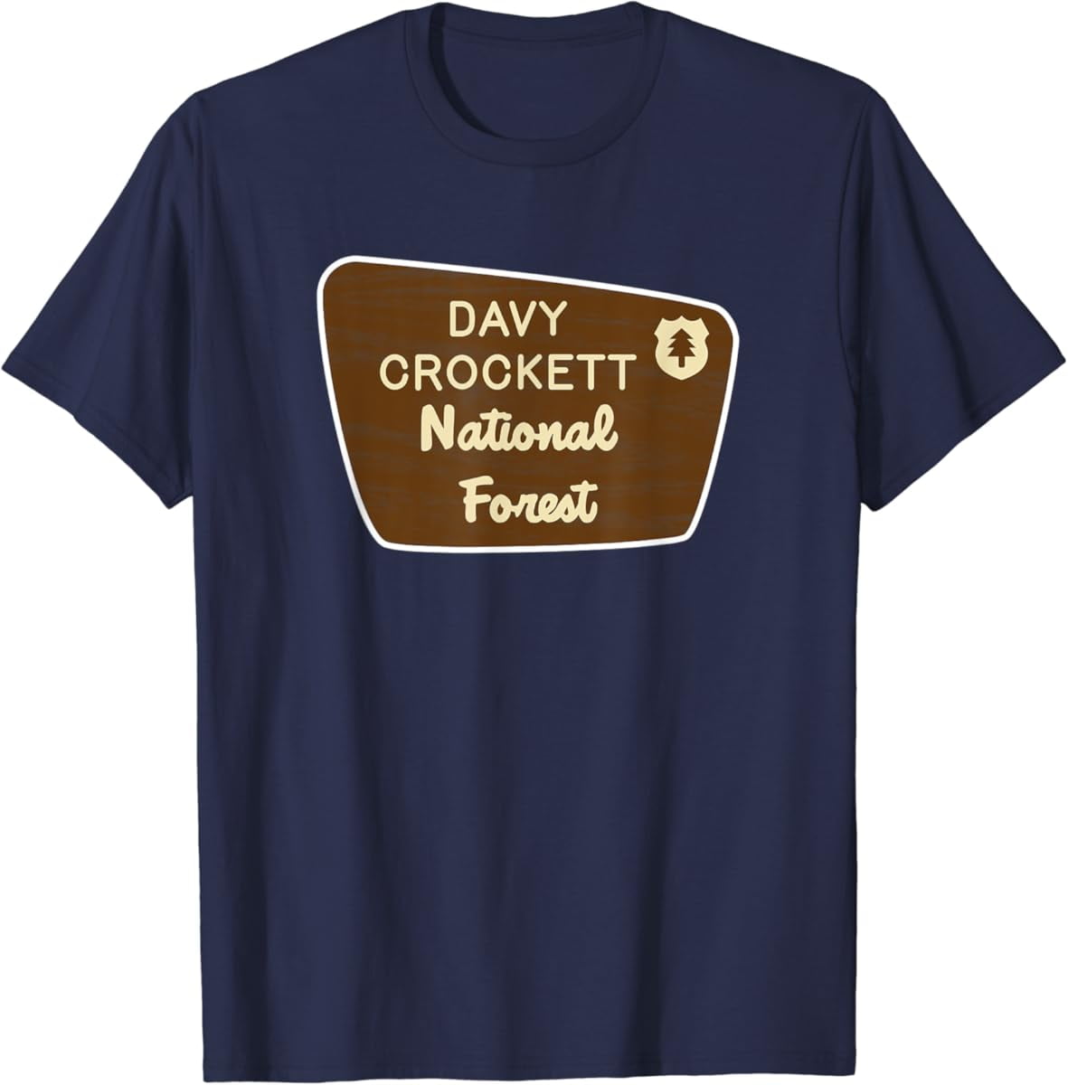 Hot Trending T-Shirt With Davy Crockett National Forest Sign Retro T ...