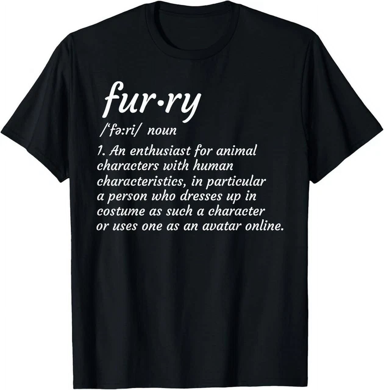 Hot Trending T-Shirt With Definition Furry Fandom Furries Design ...