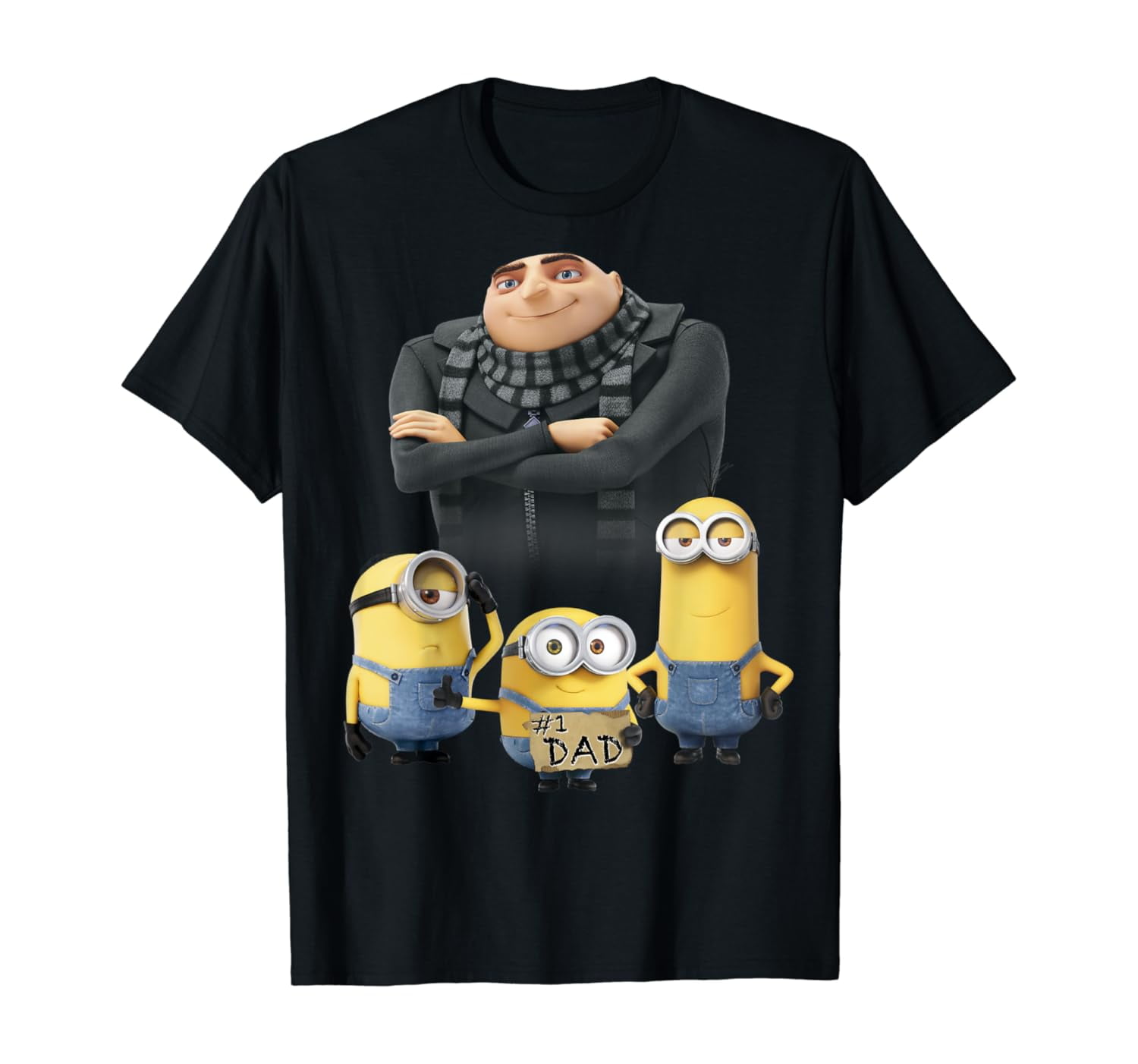 Hot Trending T-Shirt With Despicable Me Minions Father'S Day #1 Dad ...