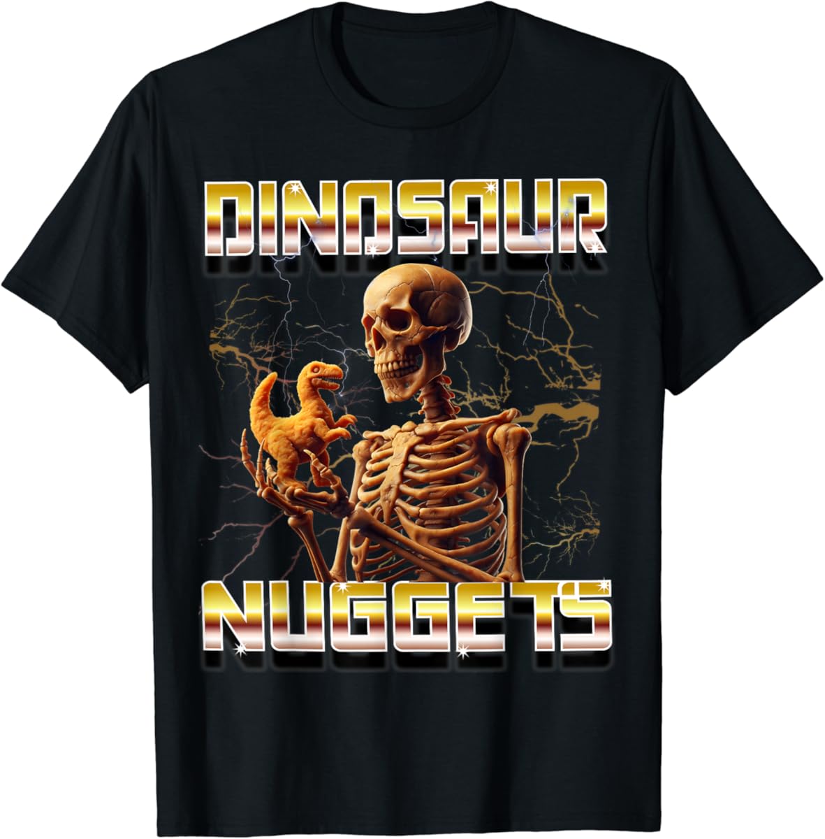 Hot Trending T-Shirt With Dino Nuggets Bootleg Rap Dinosaur Chicken ...